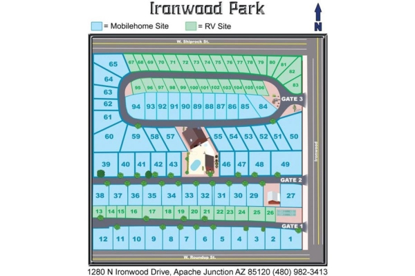 55+ RV & Mobile Home Park in Apache Junction AZ | Ironwood